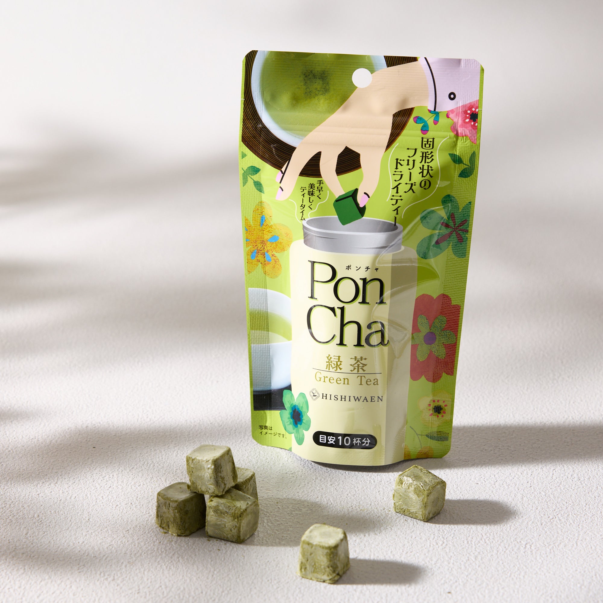 PonCha Ryokucha Green Tea Cubes – Japan Haul
